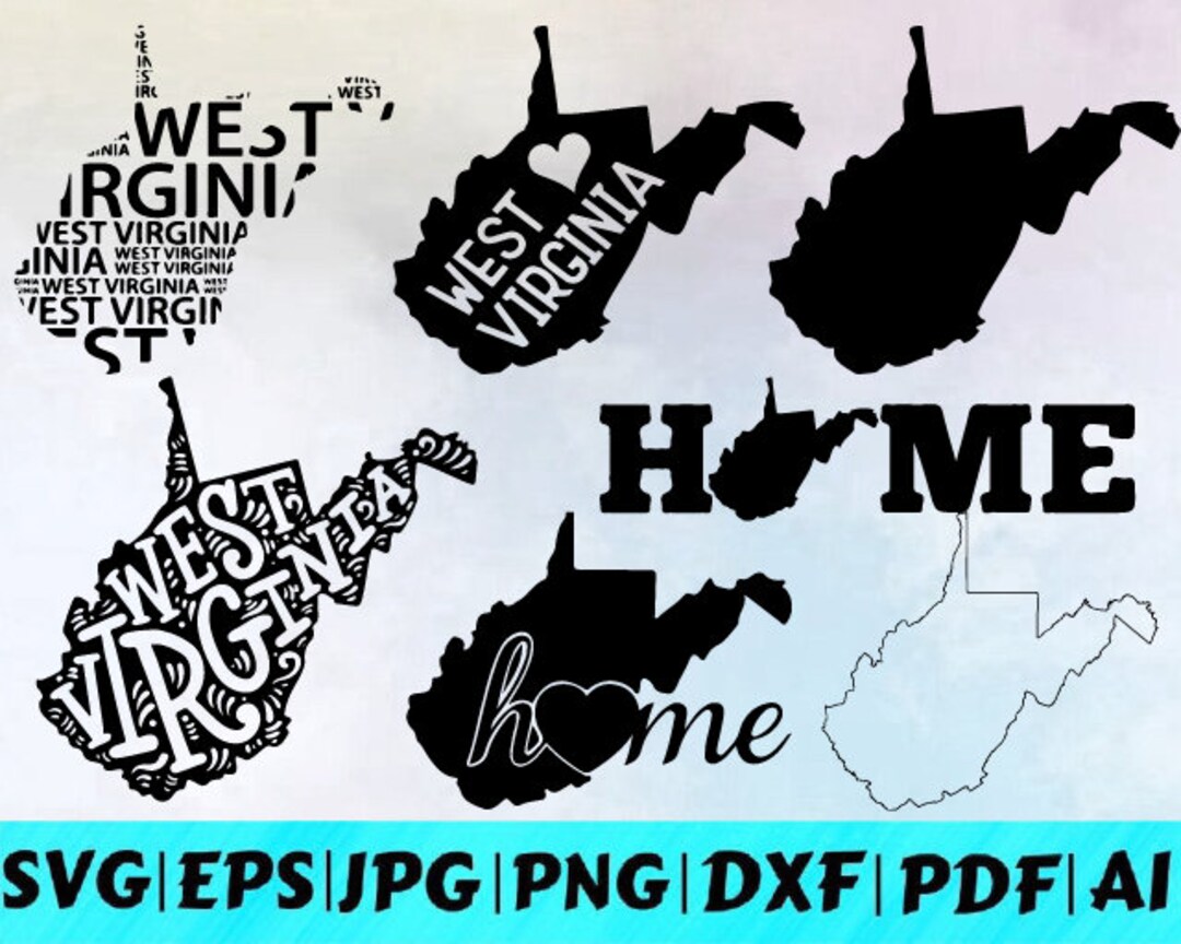 West Virginia Svg / West Virginia Png / United States Svg / State Svg ...
