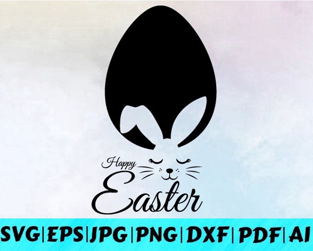 Joyeuses Pâques svg / lapin de Pâques svg / signe de Pâques svg ...