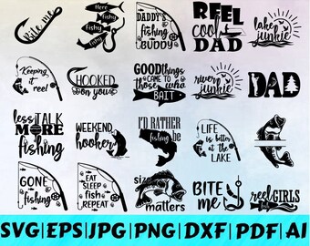 Fishing Svg / Bite Me Svg / Fish Hook Svg / Fisherman Svg / Funny ...