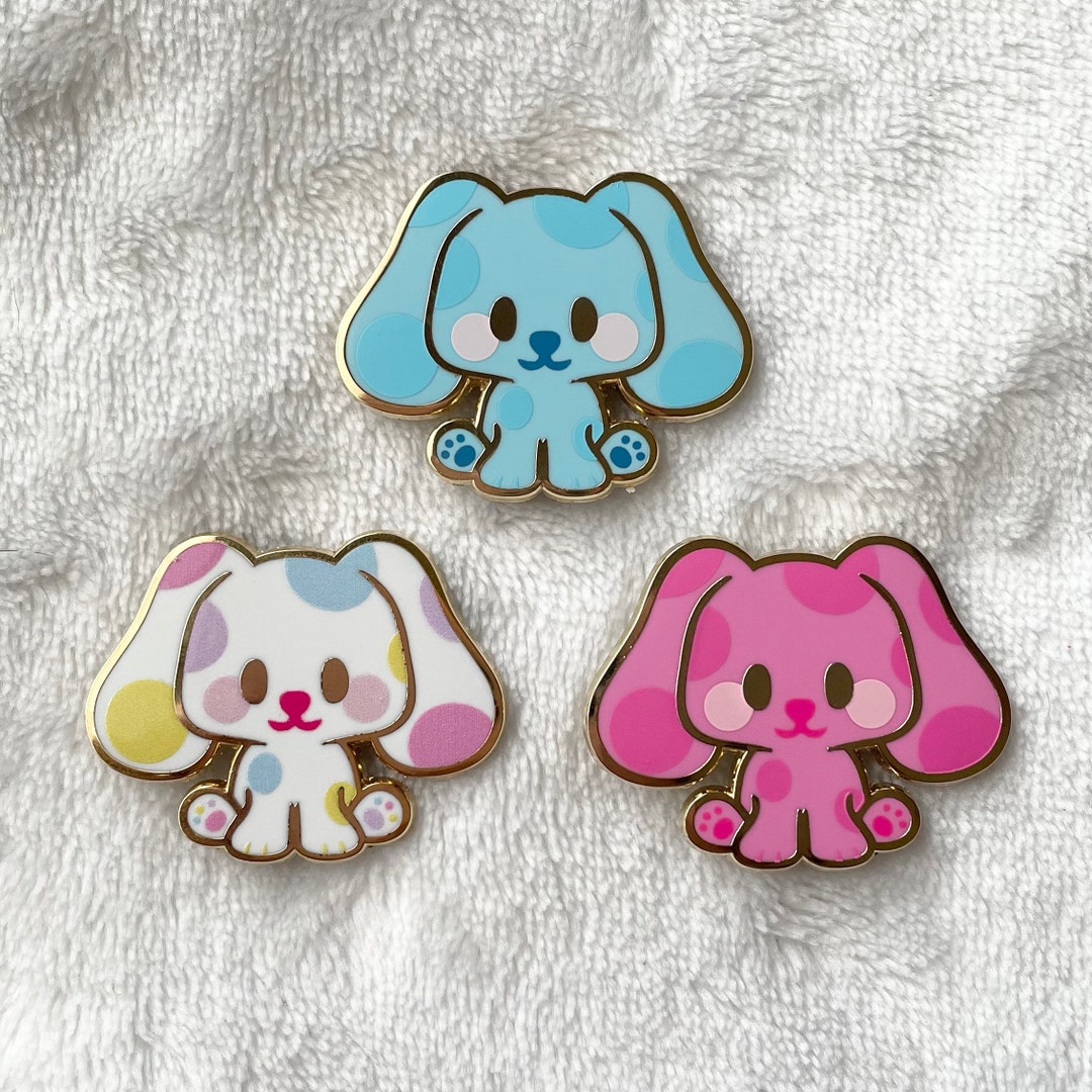 Clue Dog Pins Kawaii Hard Enamel Pin - Etsy