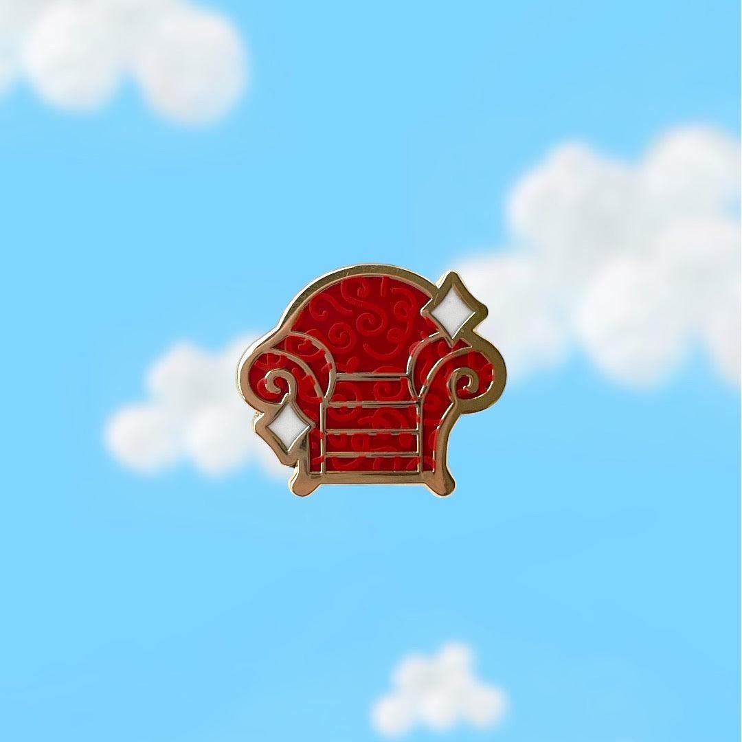 Chair Pin Kawaii Hard Enamel Pin - Etsy