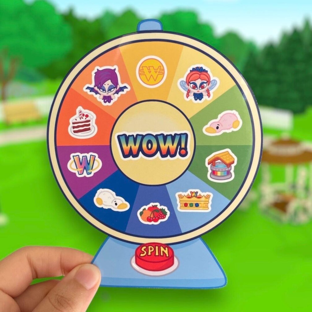 Prize Wheel Sticker Sheet | Kawaii Stickers - Etsy