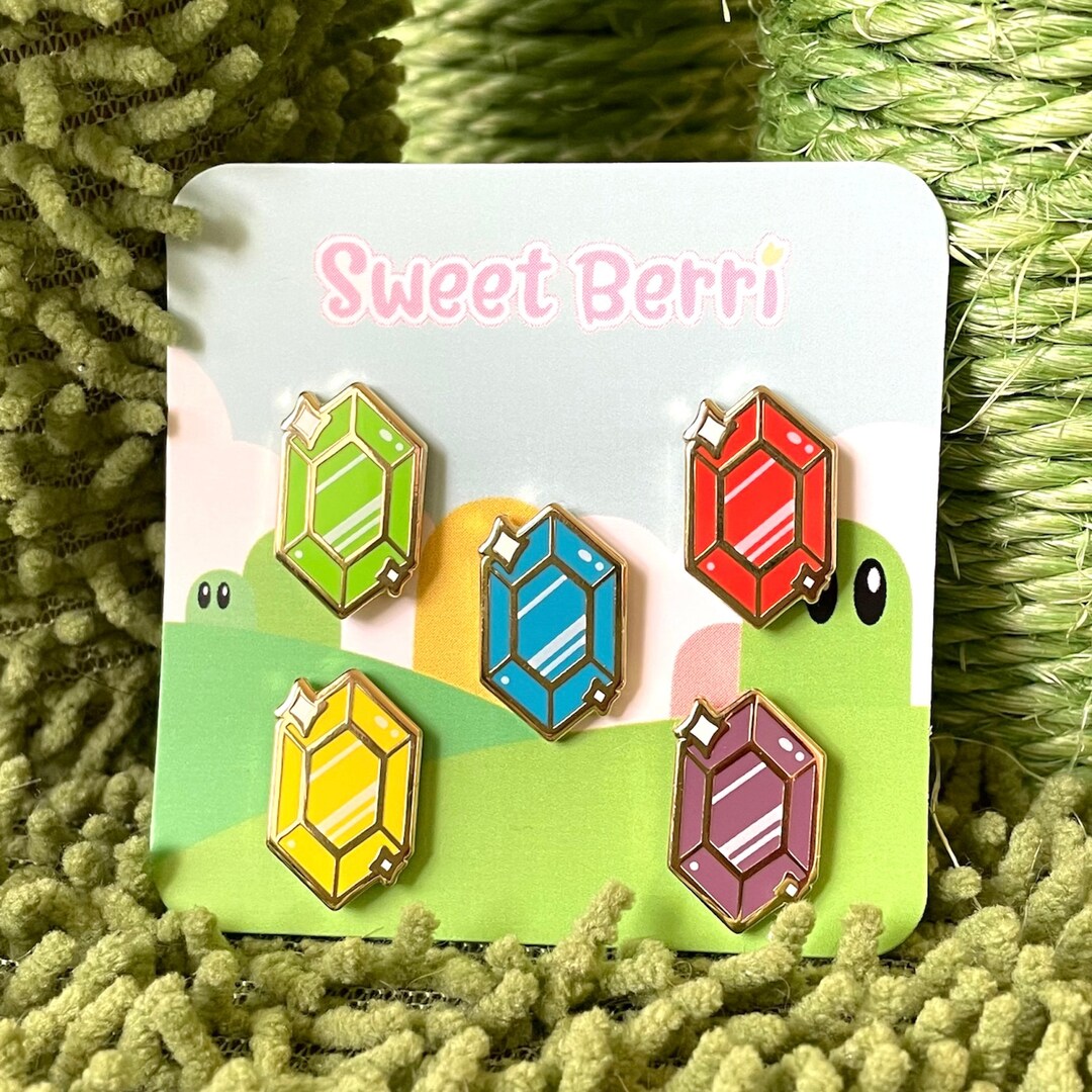 Rupee Pins | Kawaii Hard Enamel Pin - Etsy