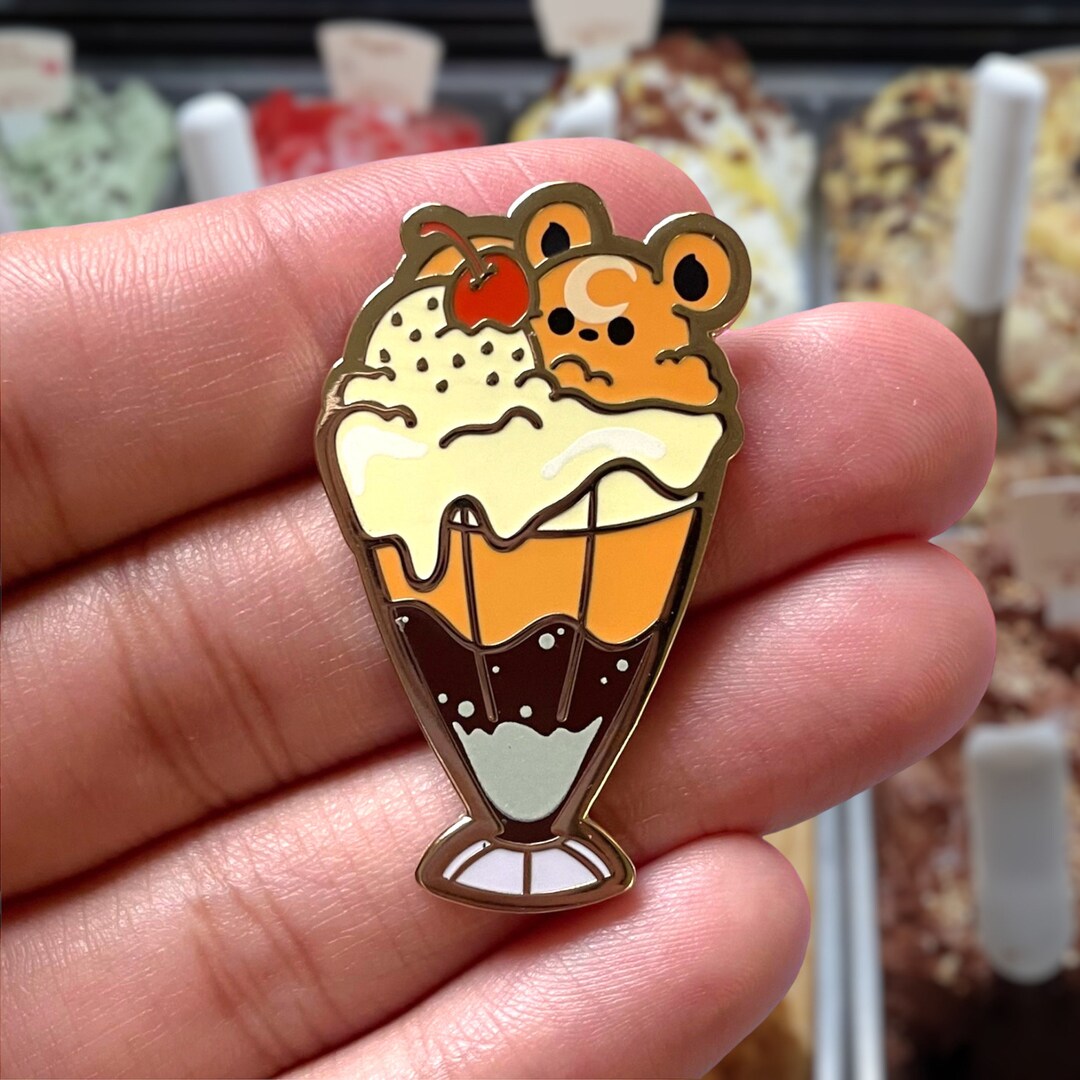 Root Bear Float Pin BGRADE | Kawaii Hard Enamel Pin - Etsy