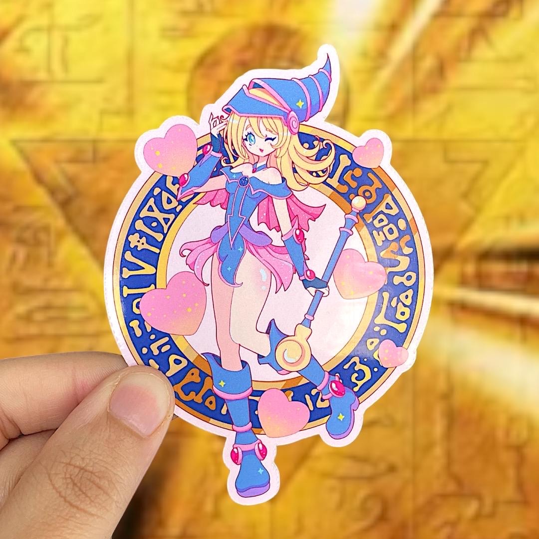 Female Magician Sticker | Kawaii Die Cut Sticker - Etsy
