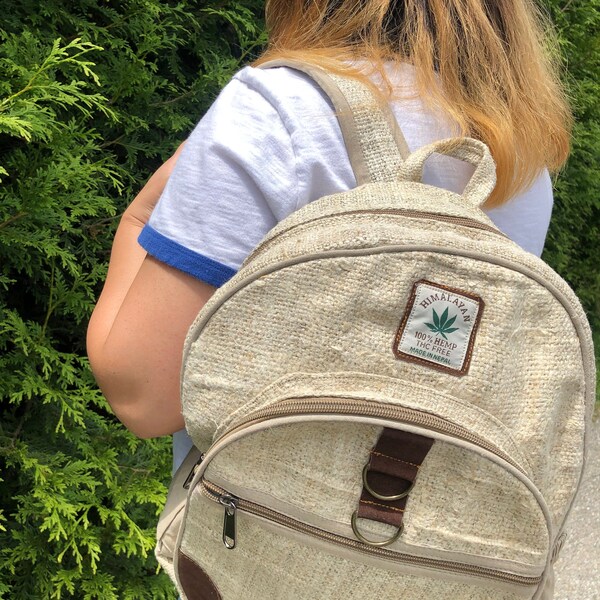 Hemp Backpack - Etsy