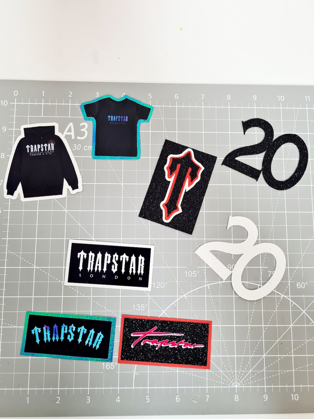 8x Cupcake Topper Trapstar Personalised Party Decor Custom Cake Topper ...