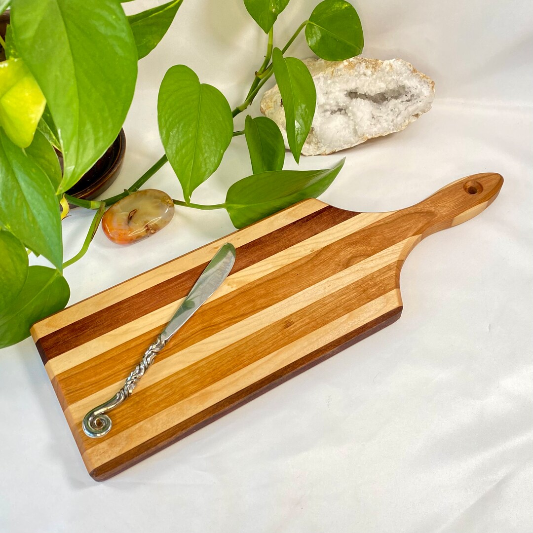 Handmade Charcuterie/cheese Board - 14.75"x5" - Artisan Crafted, Rustic ...