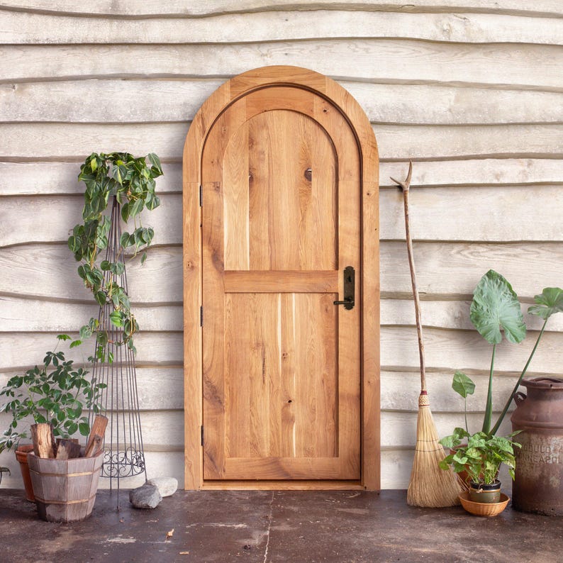Handcrafted Round Top Door - Etsy