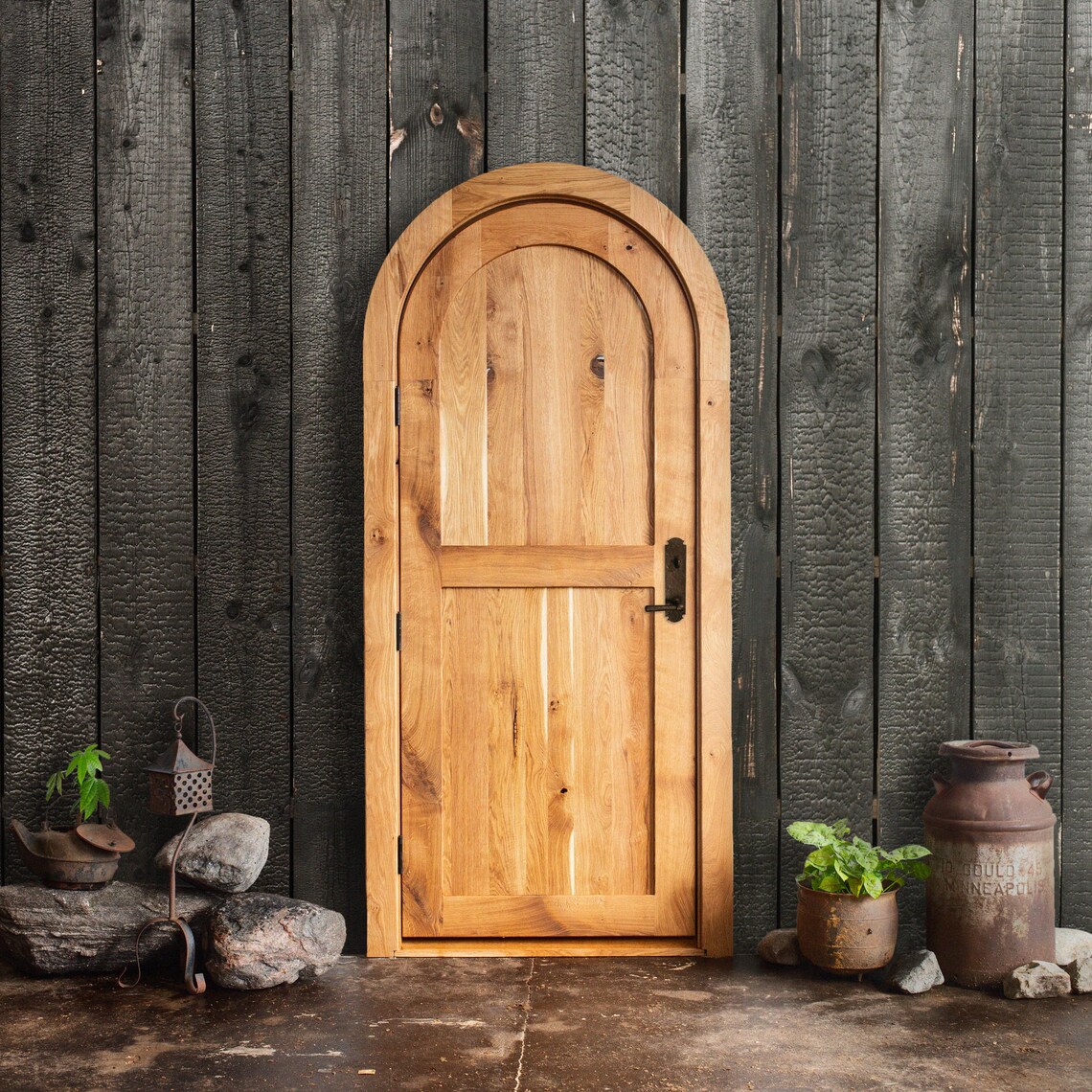 Handcrafted Round Top Door - Etsy