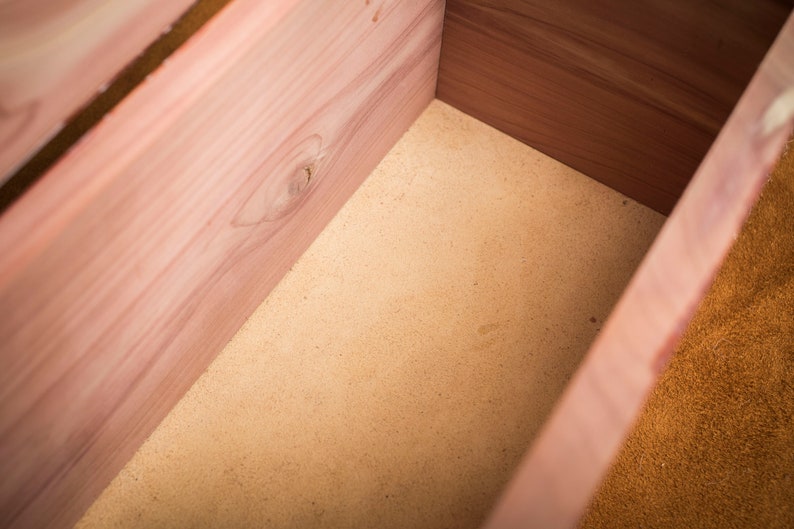 Eastern Red Cedar Wood Ceremony Feather Box W/ Deer Bone Handle ...