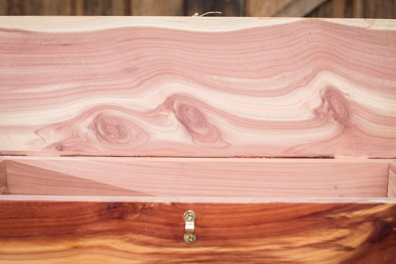 Eastern Red Cedar Wood Ceremony Feather Box W/ Deer Bone Handle ...