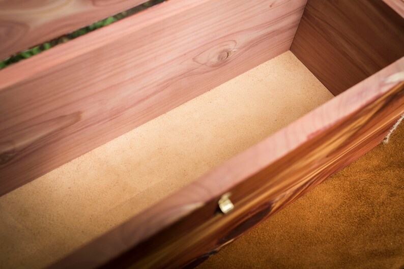 Eastern Red Cedar Wood Ceremony Feather Box W/ Deer Bone Handle ...