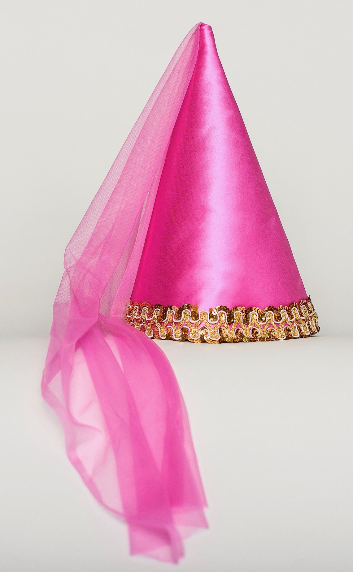 Princess Hat with trim colorful high quality cone hats for | Etsy