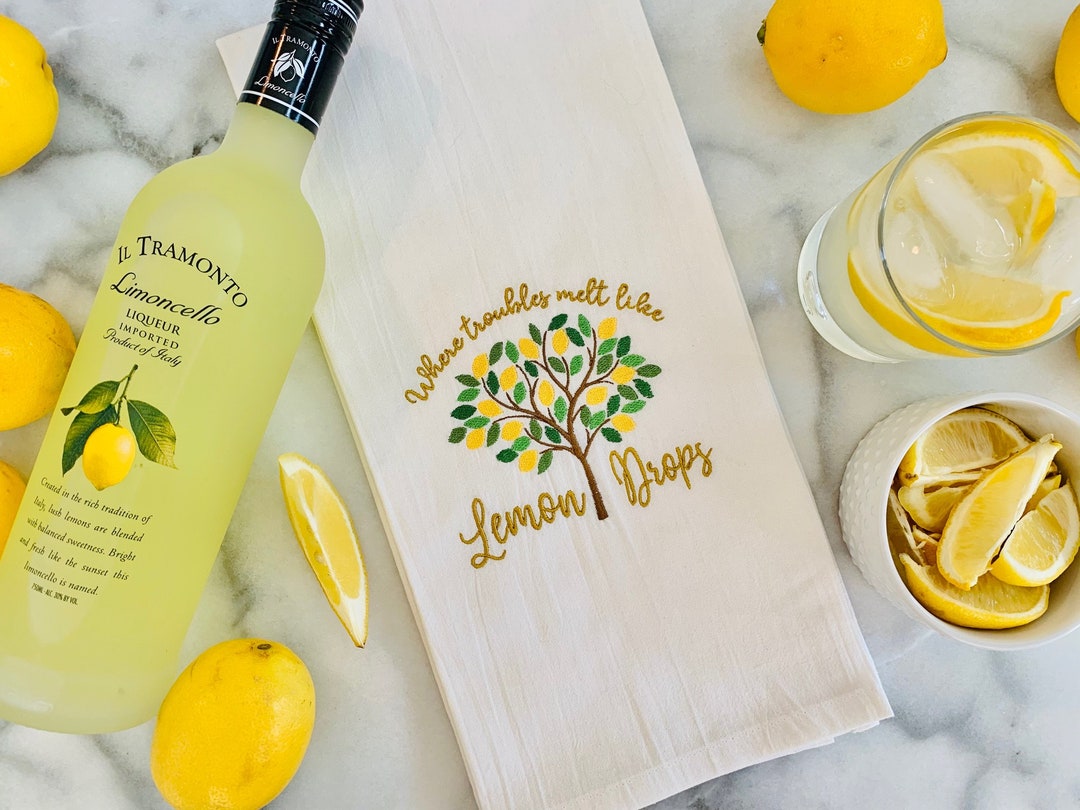 Lemon Tree Machine Embroidery | Instant Download | Farm Fresh Lemons ...