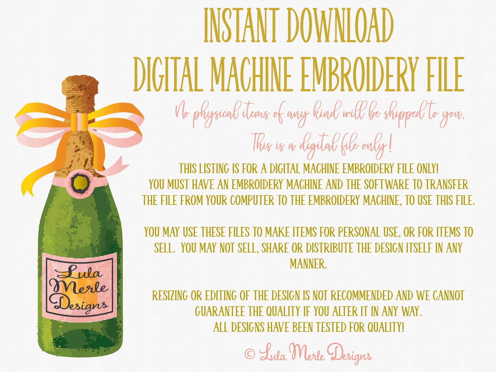 Gin Cocktail Glass Machine Embroidery Design | Blackberry (instant ...