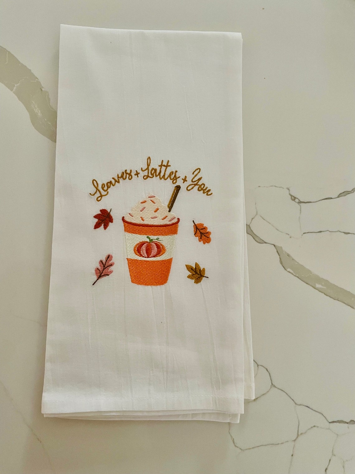 Pumpkin Spice Embroidery Design Coffee Lover Design Fall - Etsy
