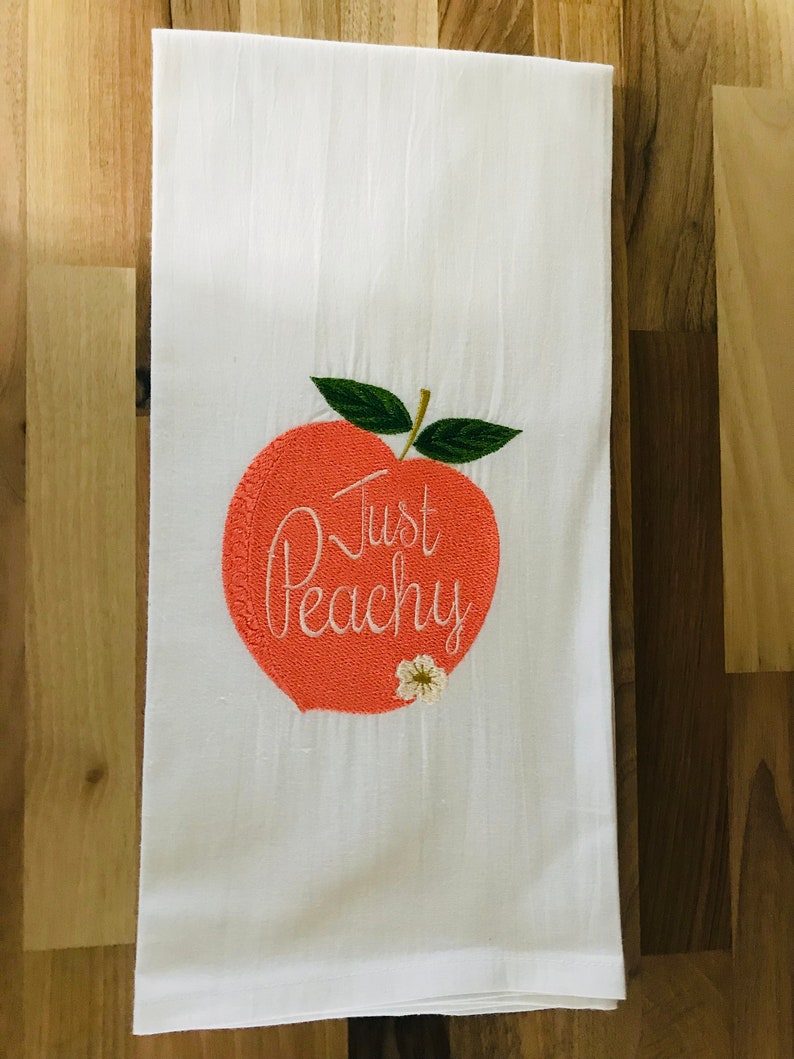 Just Peachy Machine Embroidery Design | Peach Blossom (instant Download ...