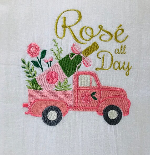 Champagne Machine Embroidery Design Champagne Embroidery - Etsy