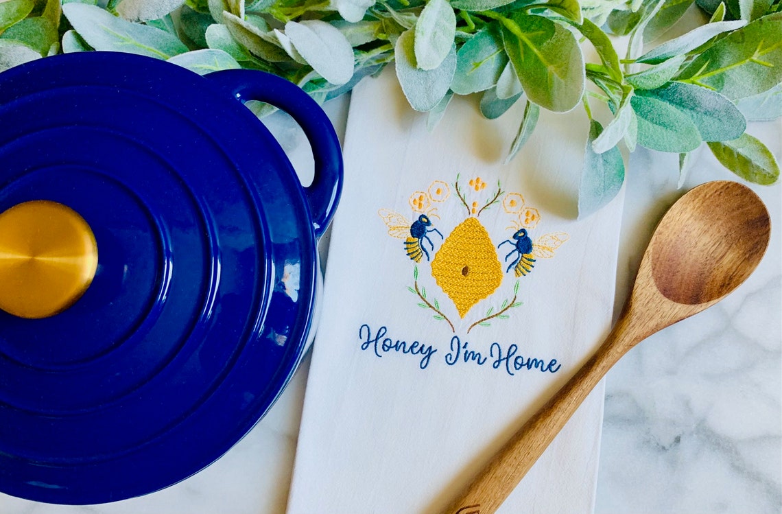 Beehive Machine Embroidery Design Bee Embroidery Honey Bee - Etsy