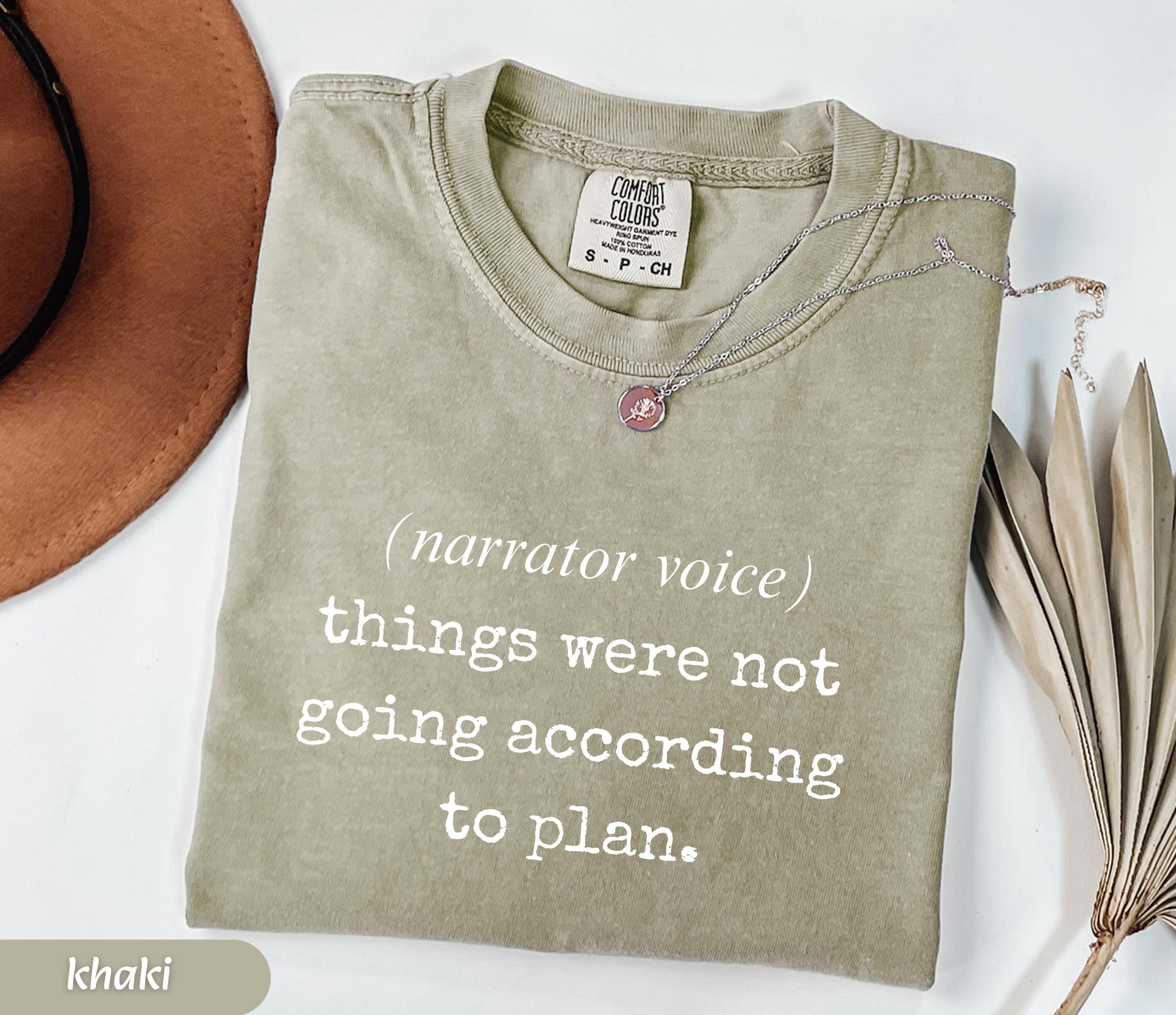 Comfort Colors Meme Shirt, Things Not According to Plan, Gen Z Humor - Etsy