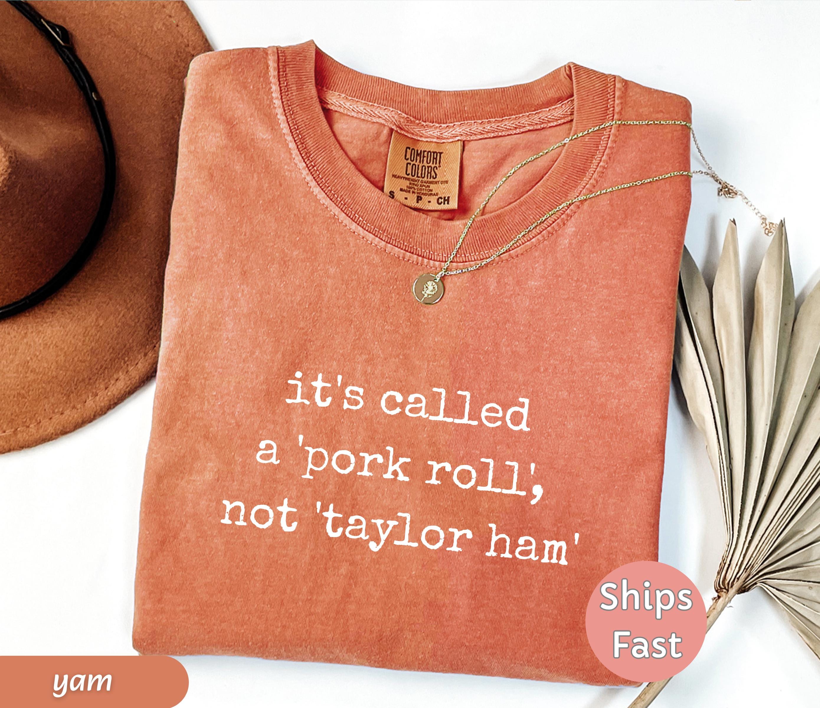 Comfort Colors Pork Roll Vs Taylor Ham Shirt - Funny New Jersey Tee - Etsy