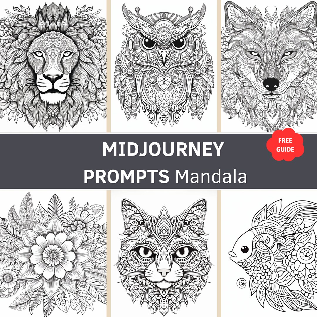 Midjourney Animal Mandala Prompt, Midjourney AI Art, Learn Midjourney ...