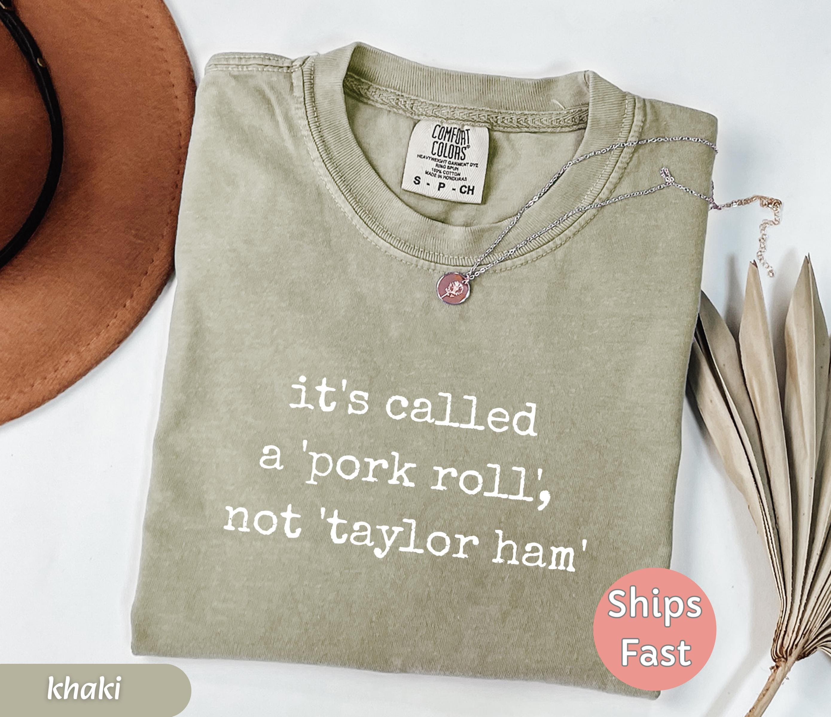 Comfort Colors Pork Roll Vs Taylor Ham Shirt - Funny New Jersey Tee - Etsy