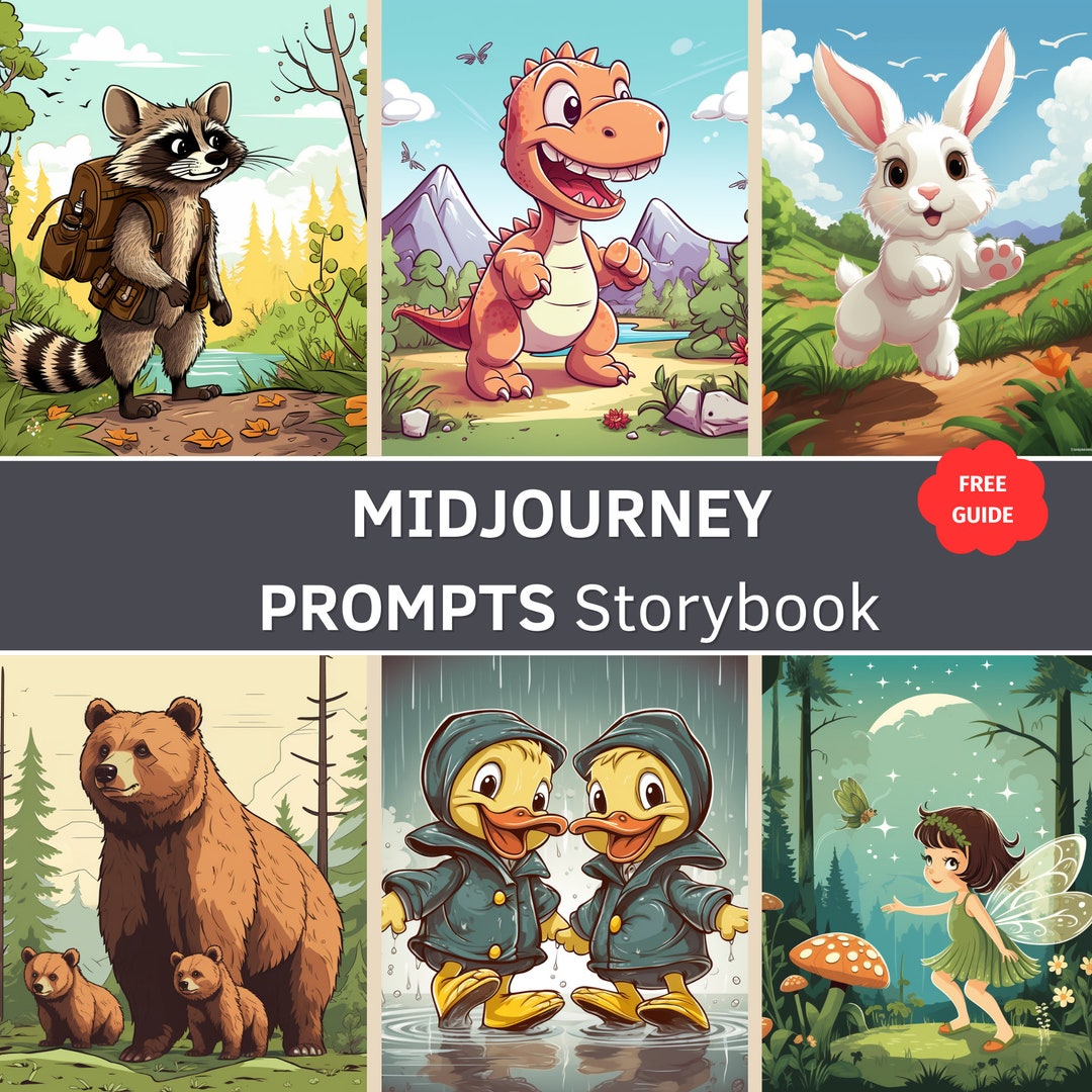 Storybook Midjourney Prompts, Childrens Storybook, AI Art, Midjourney ...