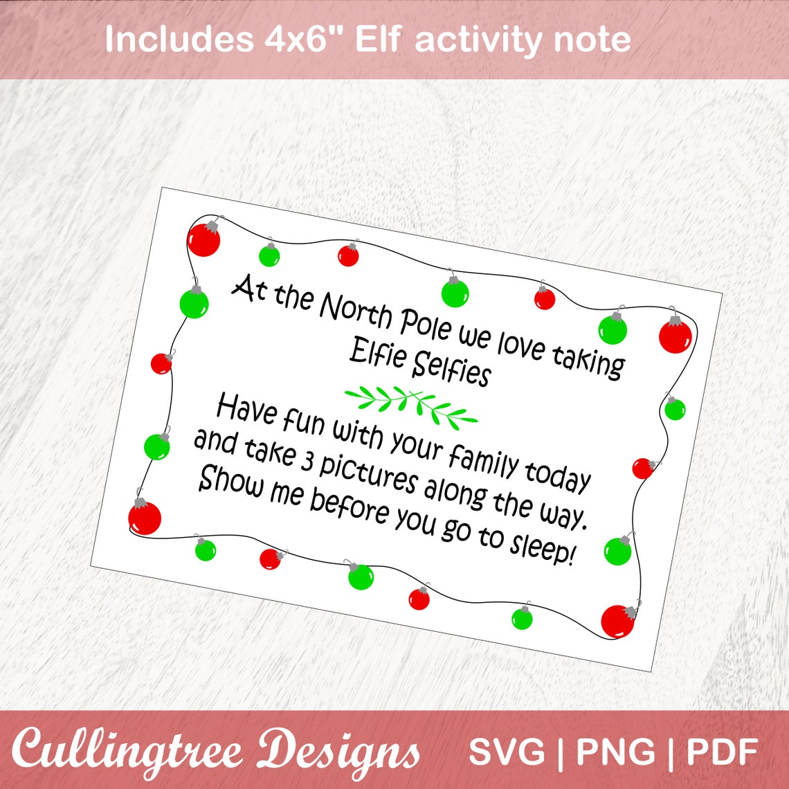Elfie Selfie Printable Kit, Elf Activity Note, Elf Photo Props, Elf ...