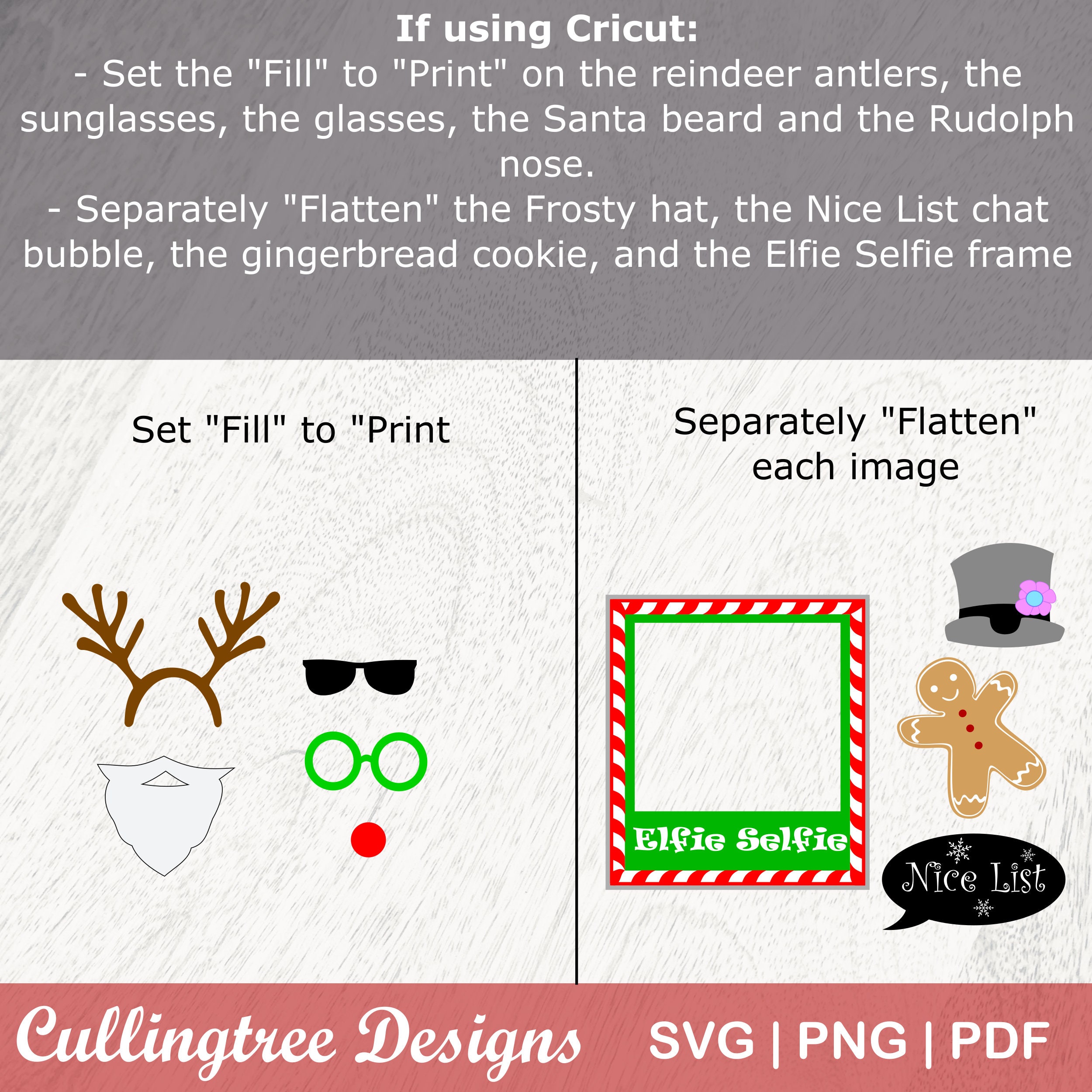 Elfie Selfie Printable Kit, Elf Activity Note, Elf Photo Props, Elf ...