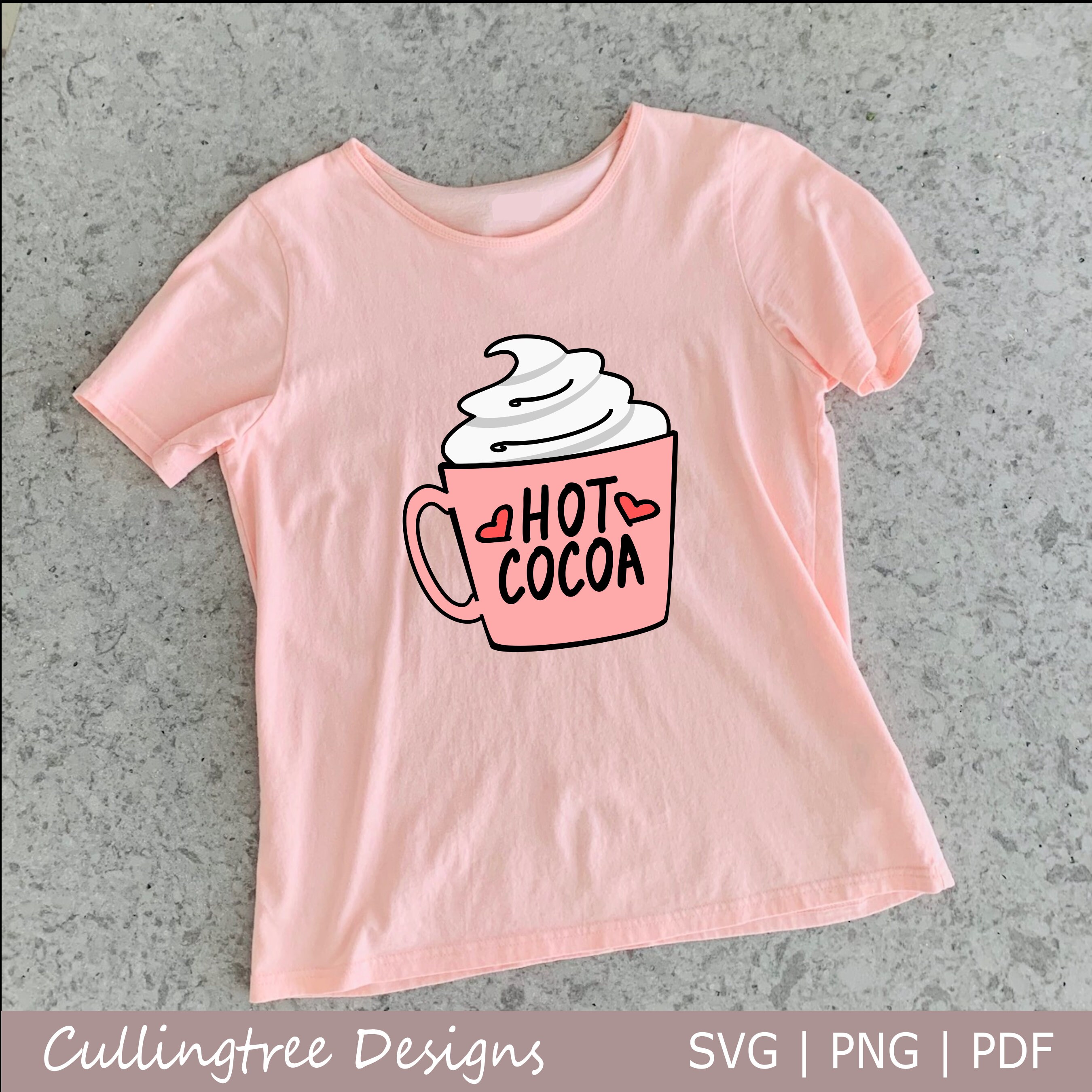 Hot Chocolate Design Bundle Digital Download Files SVG, PNG and PDF ...