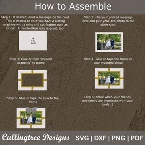 5x7 Card Template, Holiday Card SVG, Christmas Card SVG, Bridal Shower ...