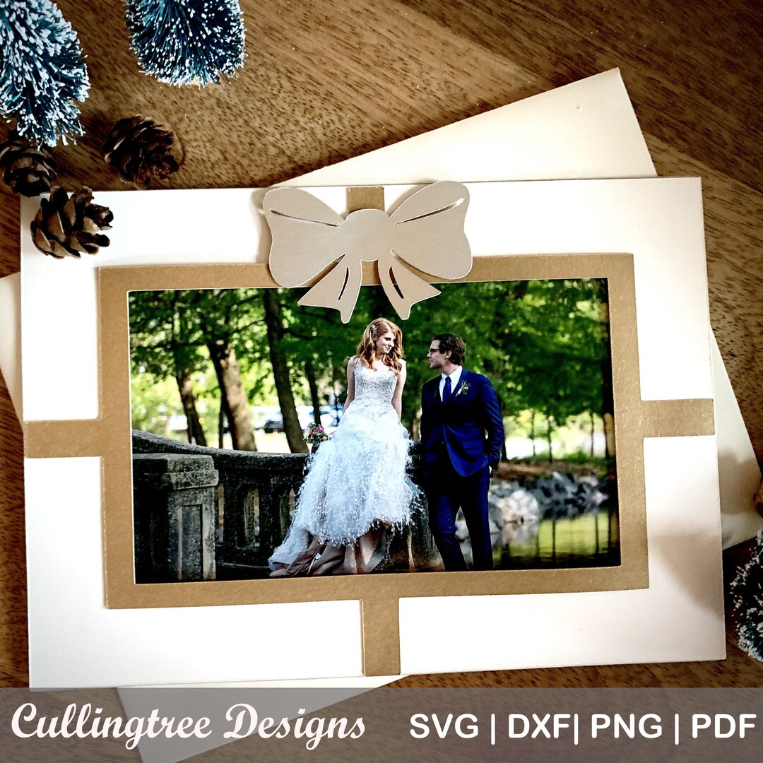 5x7 Card Template, Holiday Card SVG, Christmas Card SVG, Bridal Shower ...