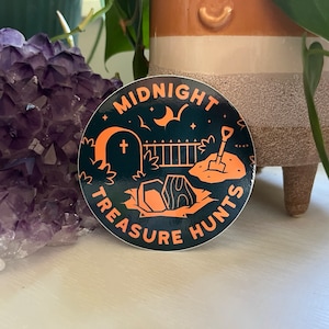 Midnight Treasure Hunts Sticker - Etsy