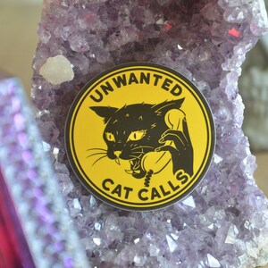 Unwanted Cat Calls Sticker - Etsy