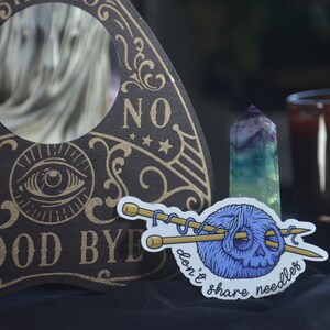 Don't Share Needles Sticker - Etsy