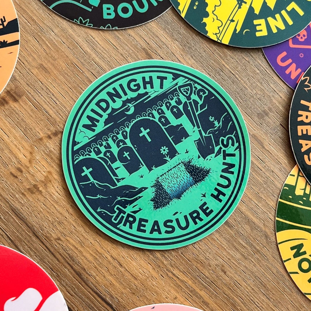 Midnight Treasure Hunts Sticker - Etsy