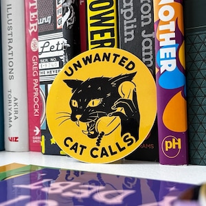 Unwanted Cat Calls Sticker - Etsy