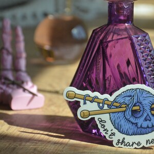 Don't Share Needles Sticker - Etsy