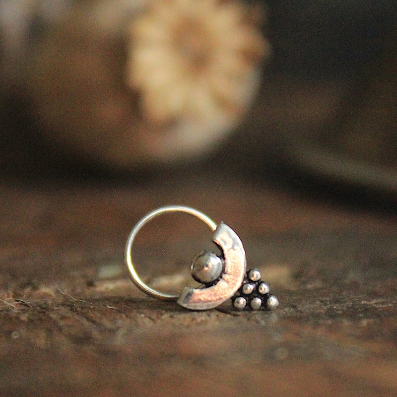 Tribal Nose Ring - Etsy