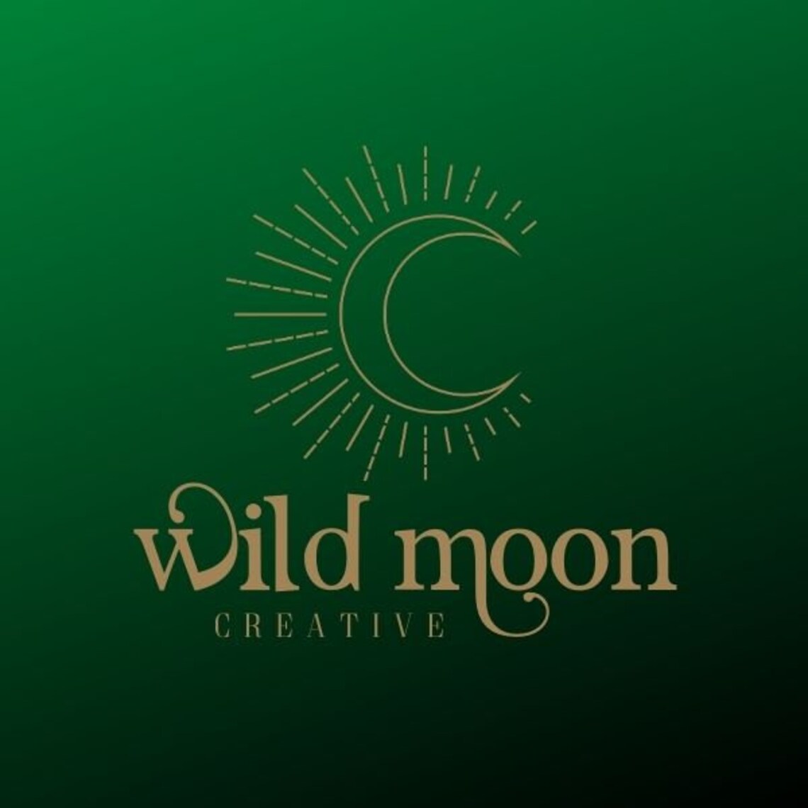 Celestial Logo, Boho Logo, Moon Logo - Etsy