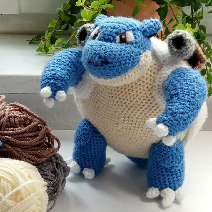 Amigurumi Blastoise PDF Crochet Pattern ENG - Etsy