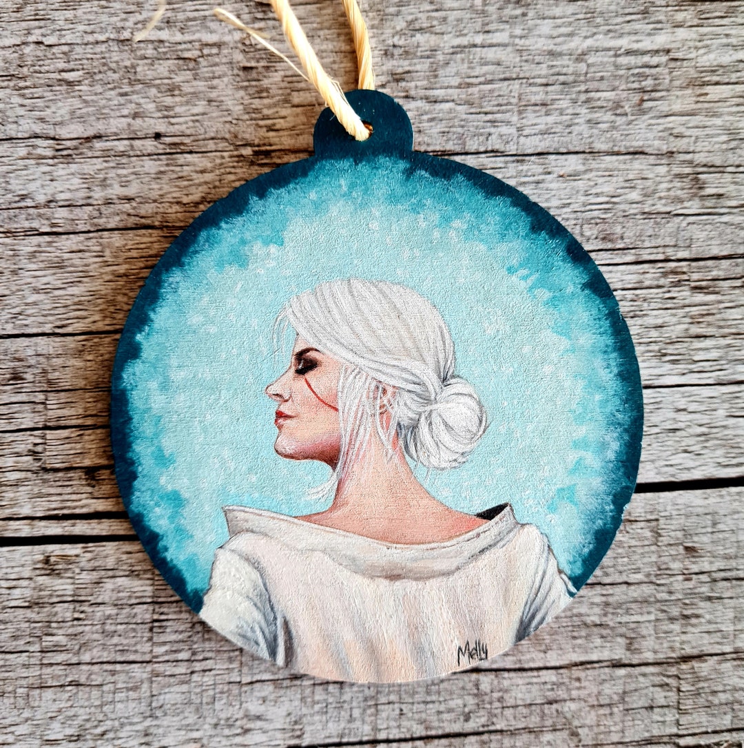 Ciri, Cirilla, the Witcher, Gift, Christmasball, Ornament, Acrylic ...