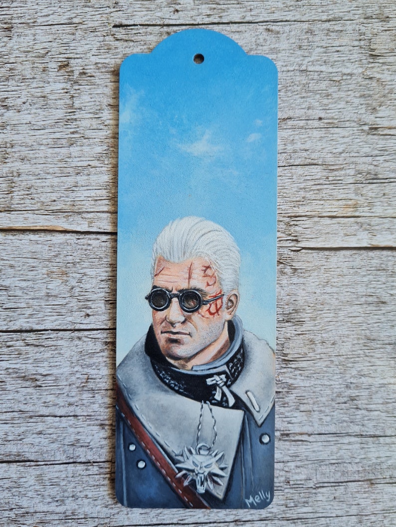 Geralt of Rivia, the Witcher, Bookmark, Art, - Etsy