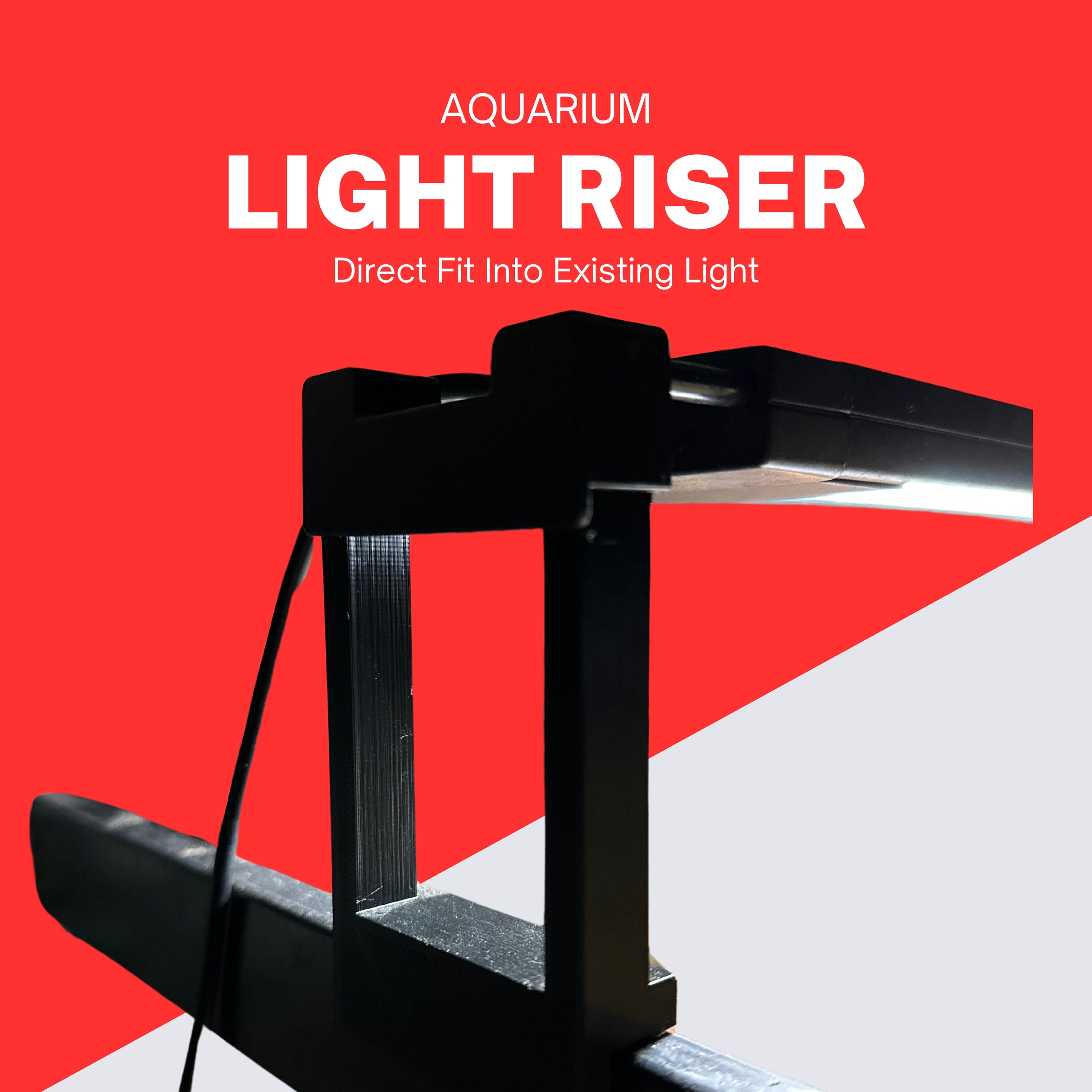 Light Riser Set for Aquarium Lights, 3D Printed PLA Plastic, Fits ...
