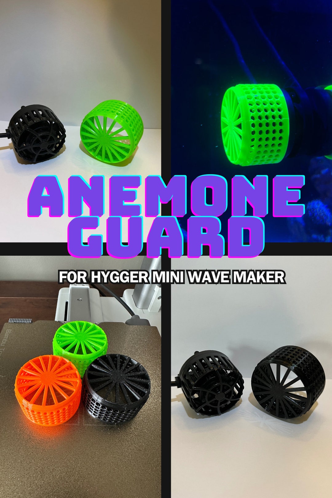 Anemone Guard for Hygger Mini Wave Maker Hygger 1600 GPH 14w for Fish ...