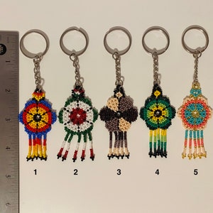 Mexican Huichol Keychains - Etsy