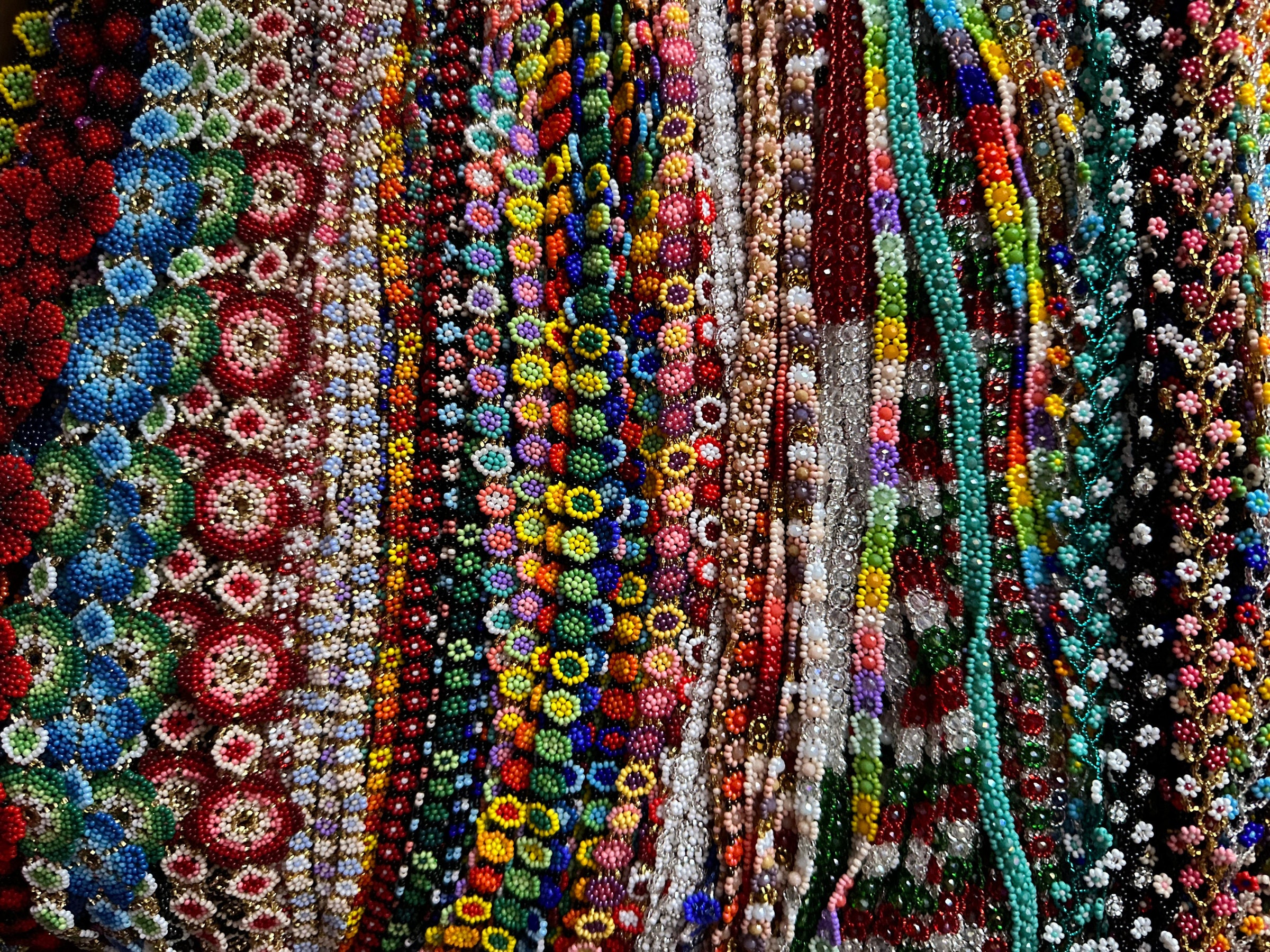 Beads Mexican Necklace - Etsy Canada Beads Mexican Necklace - Etsy Canada