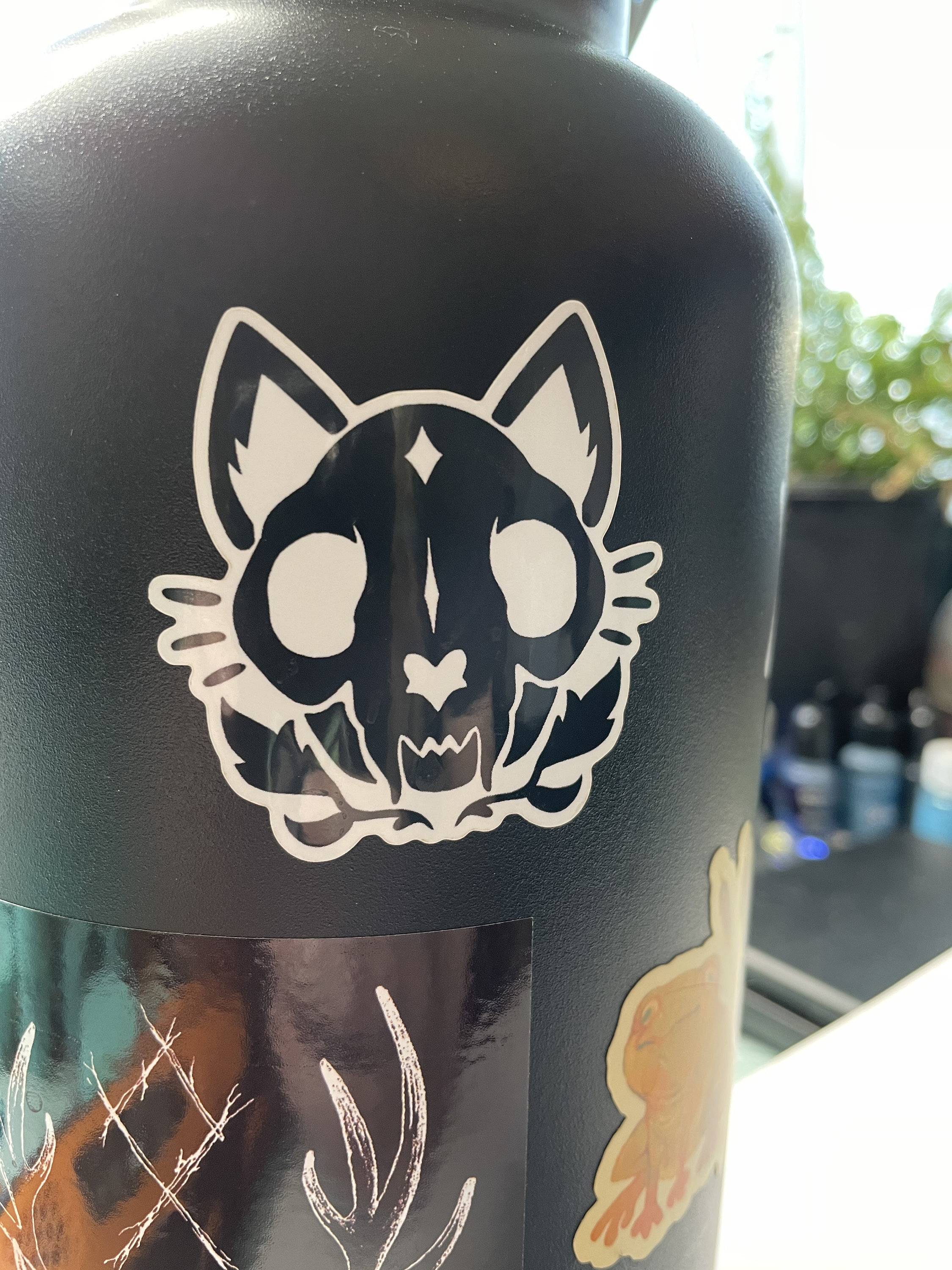 Feline Fatal Logo Sticker - Etsy